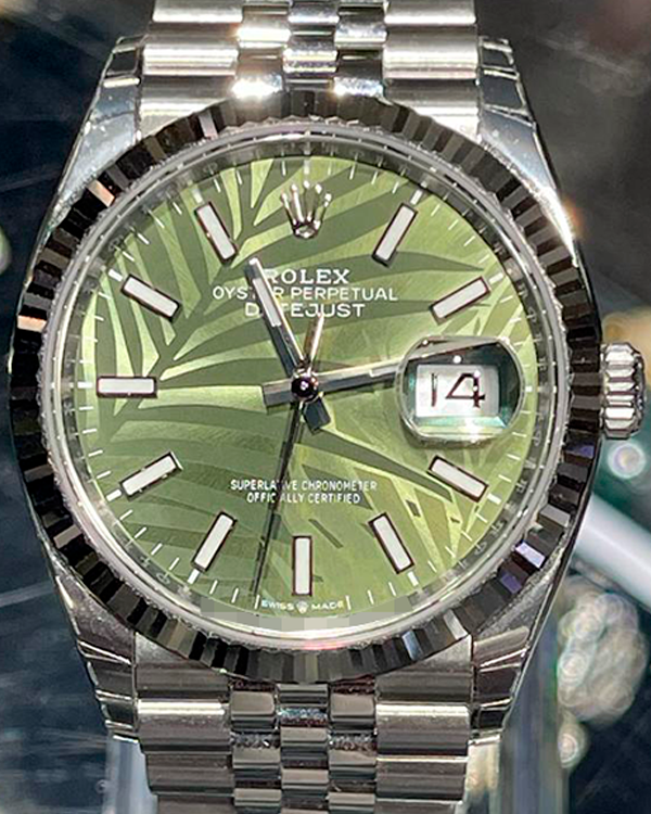 2022 Rolex Datejust 36MM Olive Green Dial Jubilee Bracelet (126234 ...