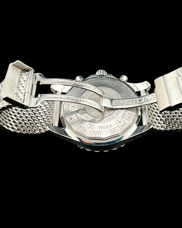 2012 Breitling Chronospace 48MM Quartz Grey Dial Steel Bracelet (A7836 ...