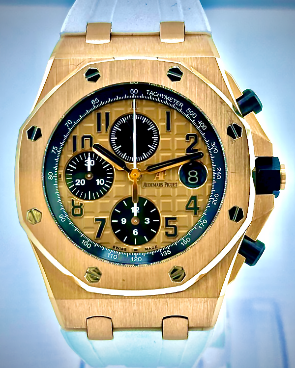 2016 Audemars Piguet Royal Oak Offshore "Half Brick" 42MM Champagne Di ...