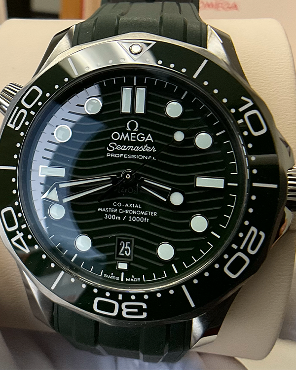 2023 Omega Seamaster Diver 300M "Seaweed" Co-Axial Master Chronometer ...