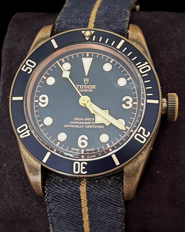 2021 Tudor Black Bay Bronze 43MM Blue Dial Textile Strap (79250BB ...