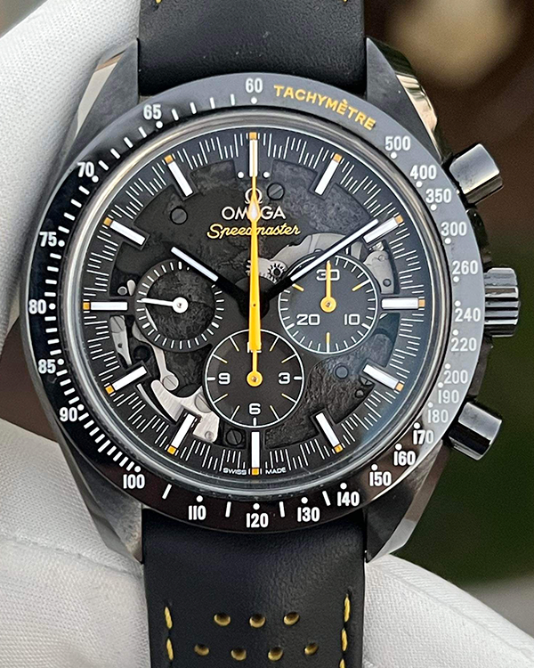 2023 Omega Speedmaster Dark Side of the Moon Chronograph "Apollo 8" Bl ...