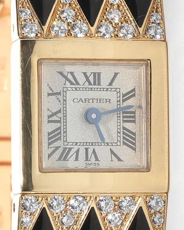 Cartier Tank-Lingot 14MM Quartz Silver Dial Yellow Gold Bracelet (1705 ...