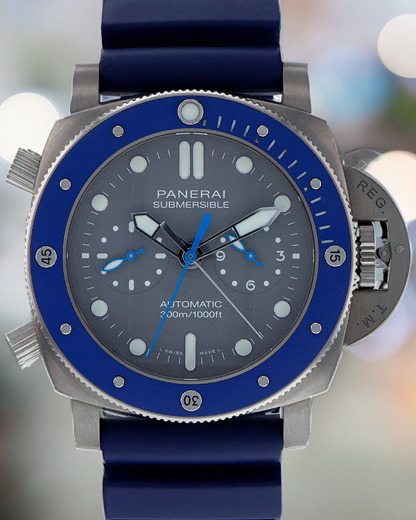 2020 Panerai Luminor Submersible "Guillaume Nery" 47MM Grey Dial Rubbe ...