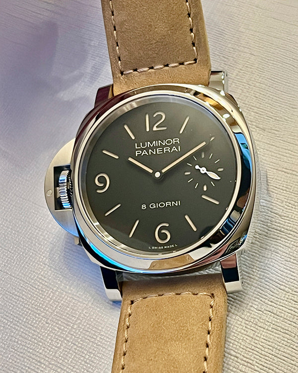 2024 Panerai Luminor Marina Automatic "Destro Otto Giorni" 44MM Black ...