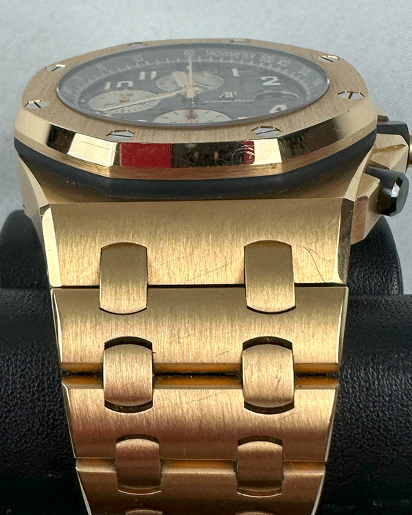 2017 Audemars Piguet Royal Oak Offshore "Brick" 42MM Grey Dial Rose Go ...