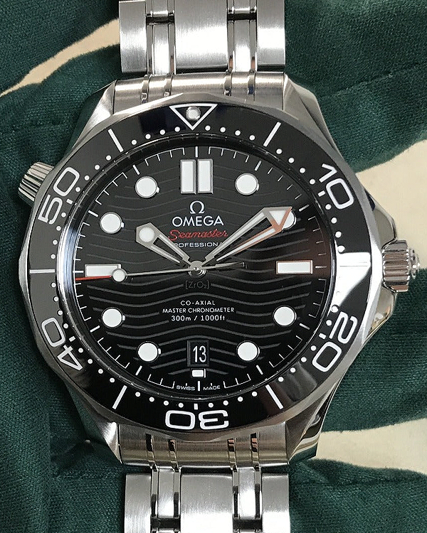 2024 Omega Seamaster Diver 300M 42MM Black Dial Steel Bracelet (210.30 ...