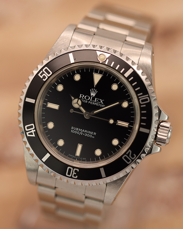 1998 (U Serial) Rolex Submariner No-Date 40MM Black Dial Oyster Bracel ...