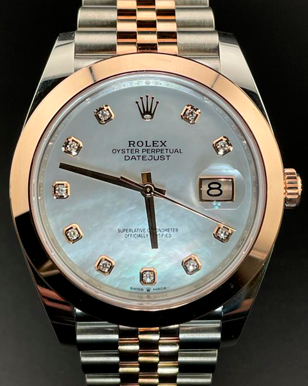 2022 Rolex Datejust 41MM Mother Of Pearl Dial Two-Tone Jubilee Bracele ...