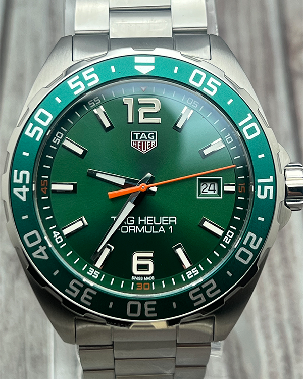 2020 TAG Heuer Formula 1 43MM Quartz Steel Green Dial (WAZ1017.BA0842 ...