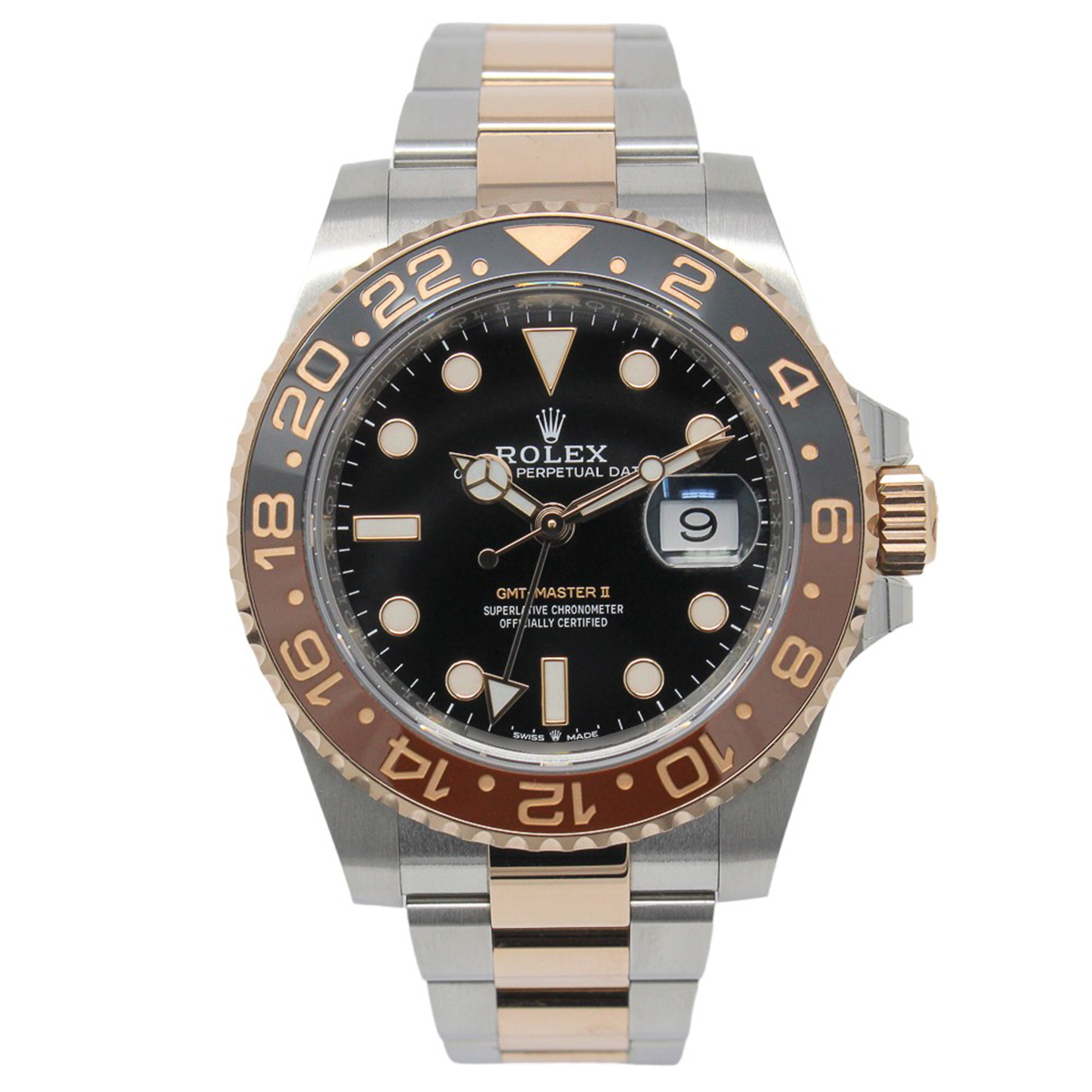 2019 Rolex GMT-Master II "Root Beer" 40MM Black Dial Two-Tone Oyster B ...