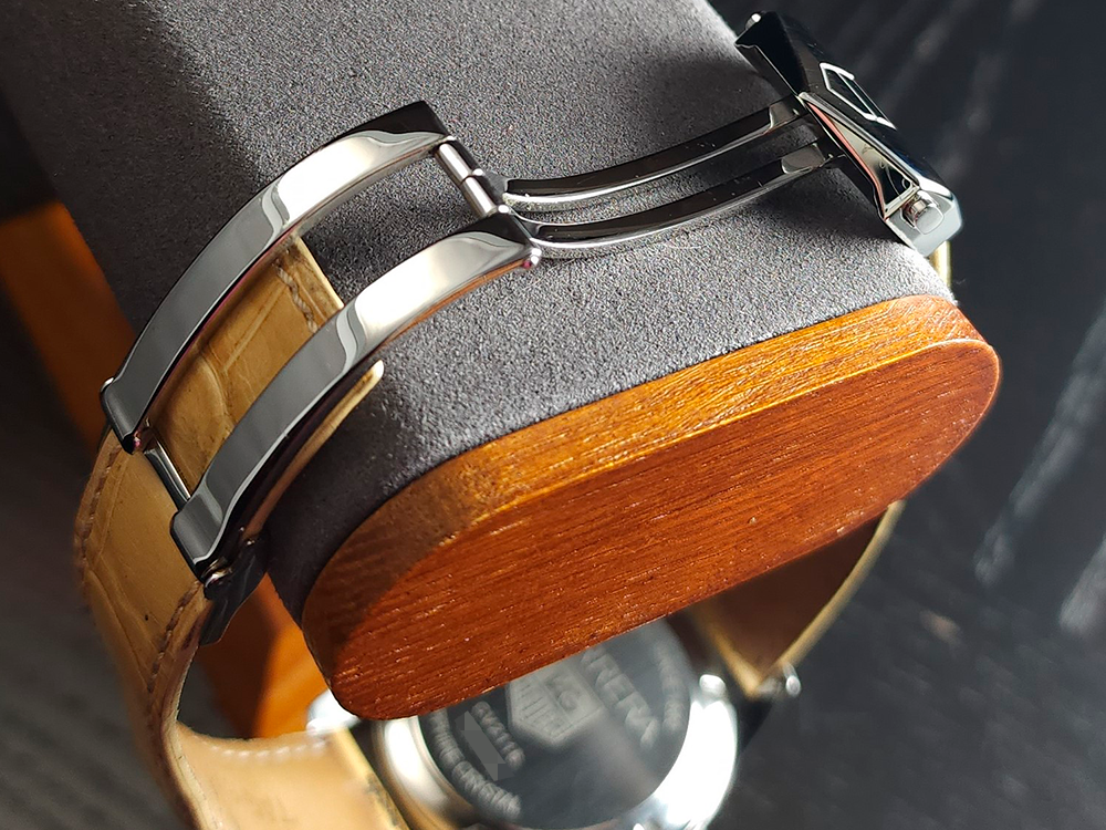 TAG Heuer Carrera Calibre 17 39MM Mother Of Pearl Dial Leather Strap ...