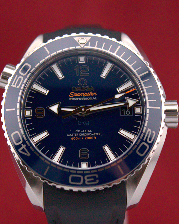 2024 Omega Seamaster Planet Ocean 43.5MM Blue Dial Rubber Strap (215.3 ...
