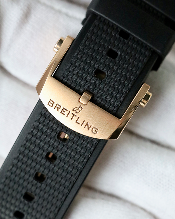 2021 Breitling Chronomat B01 42MM Black Dial Aftermarket Rubber Strap ...
