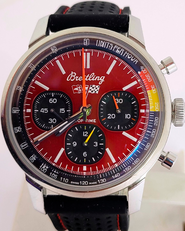 Breitling Top Time B01 "Chevrolet Corvette" 41MM Red Dial Aftermarket ...