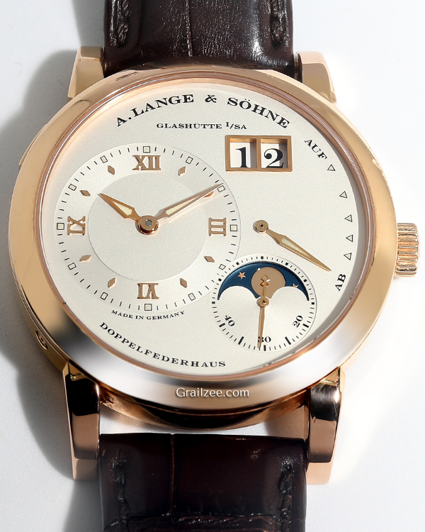 A. Lange & Söhne Lange 1 38MM Silver Dial Leather Strap (109.032 ...