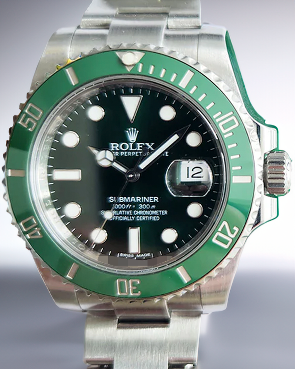 2015 Rolex Submariner Date "Hulk" 40MM Green Dial Oyster Bracelet (116 ...