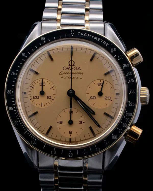 1993 Omega Speedmaster 39MM Champagne Dial Two-Tone Bracelet (3310.10 ...