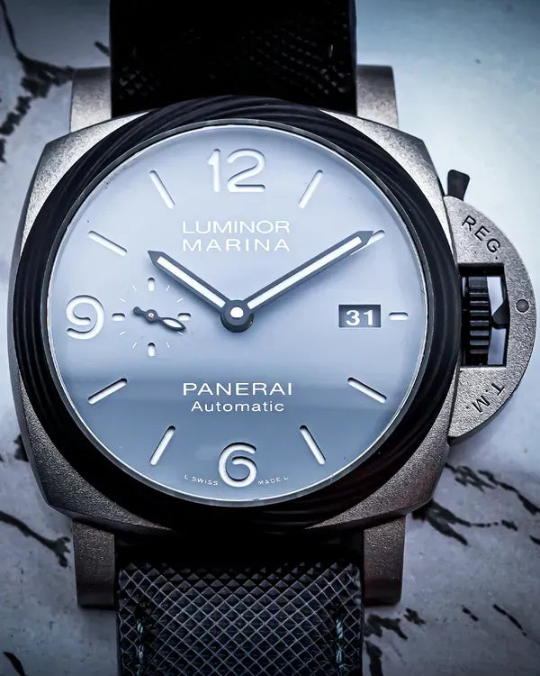 2023 Panerai Luminor Marina TuttoGrigio 44MM Grey Dial Textile Strap ...