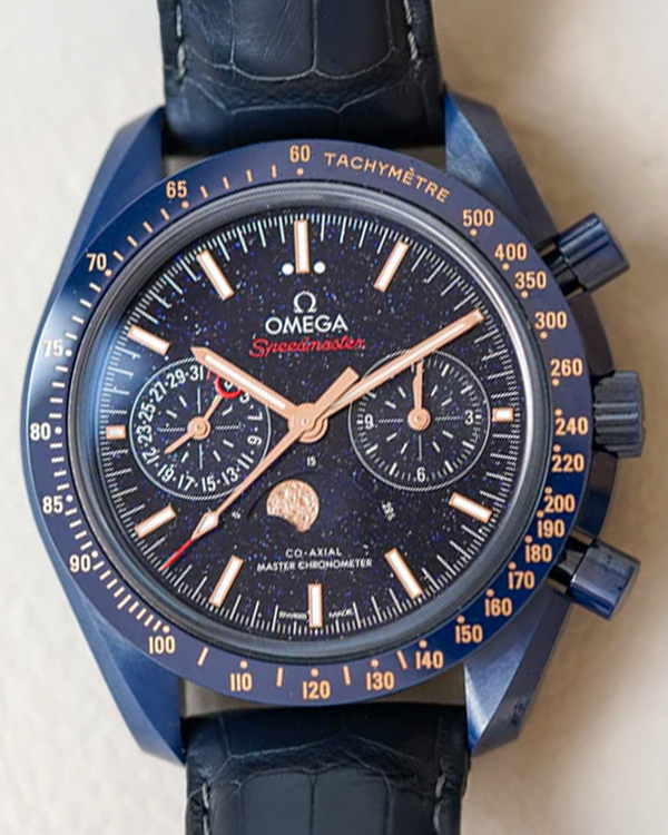 2019 Omega Speedmaster Moonphase "Blue Side of the Moon" 44.25MM Avent ...