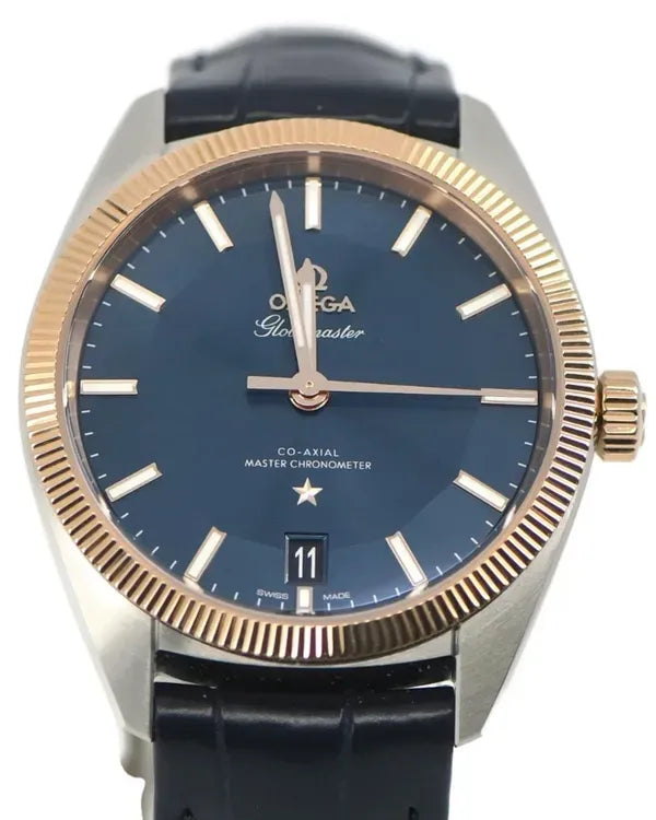 2024 Omega Constellation Globemaster 39MM Blue Dial Leather Strap (130 ...