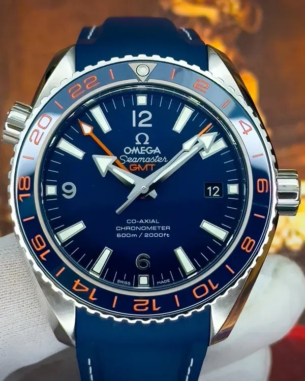 2019 Omega Seamaster Planet Ocean "GoodPlanet" 600M 43.5MM Blue Dial R ...
