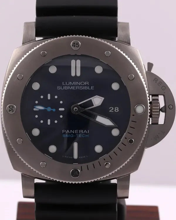 2019 Panerai Submersible BMG-Tech 1950 3 Days 47MM Blue Dial Rubber St ...