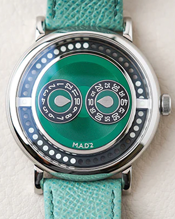 MB&F MAD Edition 2 42MM Green Dial Leather Strap (M.A.D 2) – Grailzee