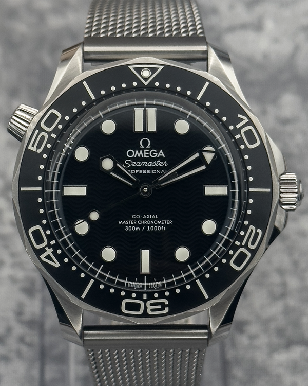 2024 Omega Seamaster Diver 300M 42MM Black Dial Steel Bracelet (210.30 ...