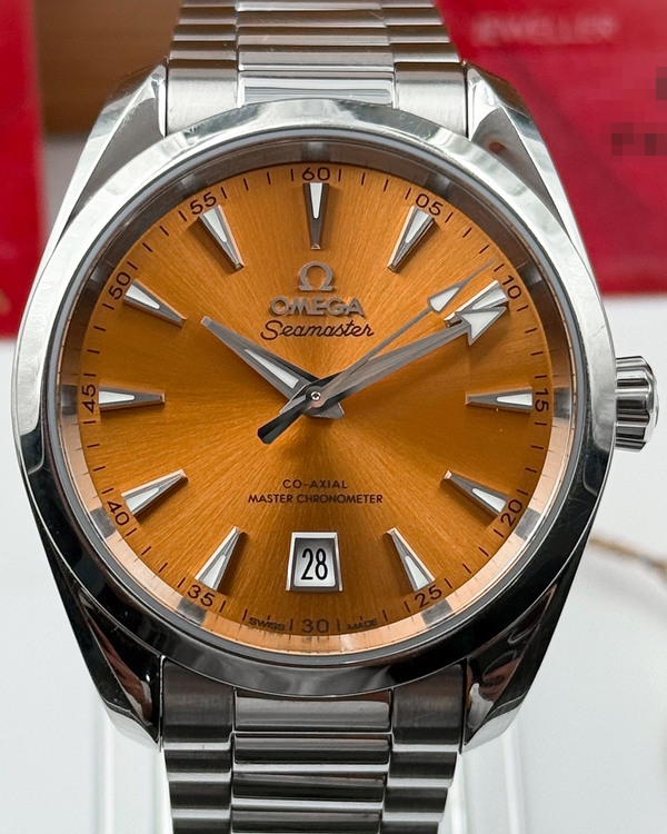 2023 Omega Seamaster Aqua Terra "Saffron Shades" 38MM Saffron Dial Ste ...