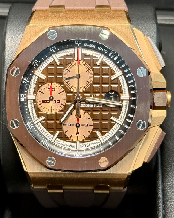 2020 Audemars Piguet Royal Oak Offshore Chronograph L.E. 44MM Brown Di ...