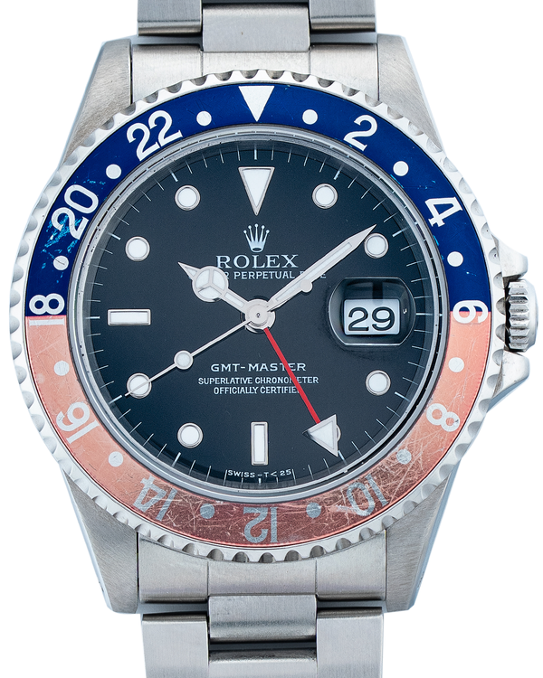 1997 (U Serial) Rolex GMT-Master "Pepsi" 40MM Black Dial Oyster Bracel ...
