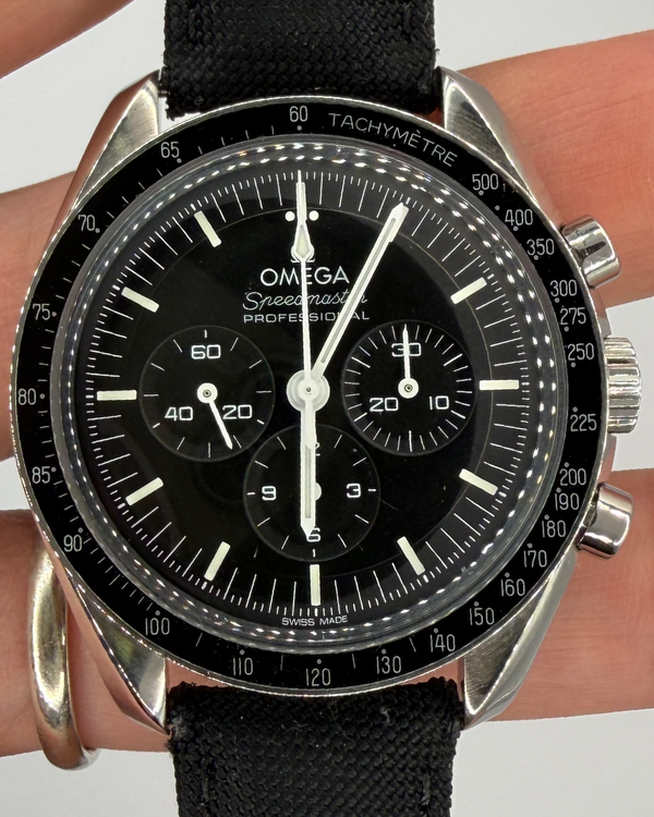 2020 Omega Speedmaster Professional Moonwatch 42MM Black Dial Textile ...