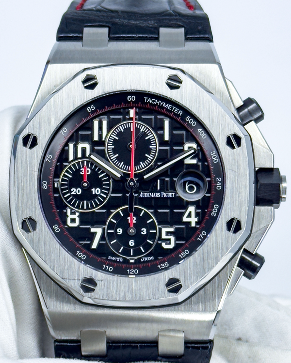 2020 Audemars Piguet Royal Oak Offshore "Vampire" 42MM Black Dial Leat ...