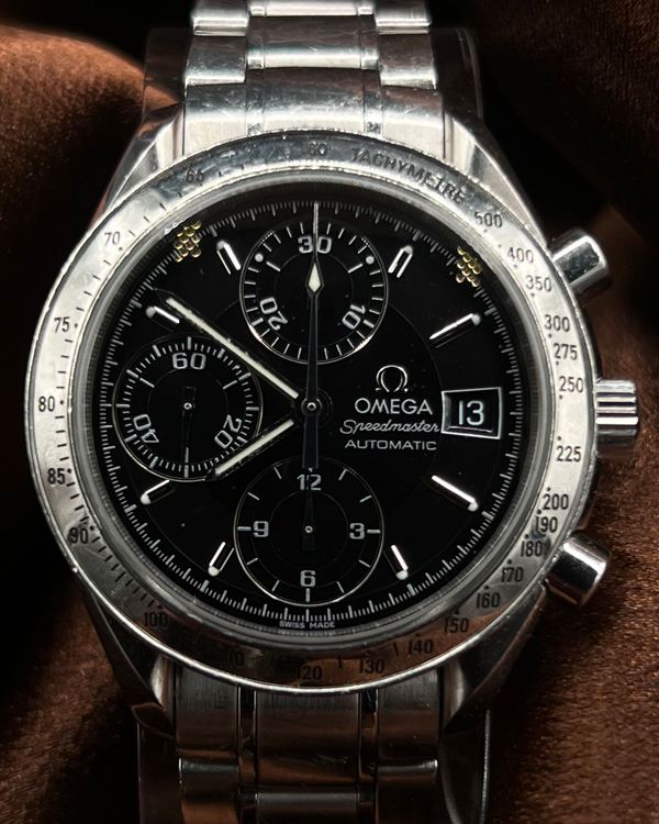 2005 Omega Speedmaster Date 39MM Black Dial Steel Bracelet (3513.50.00 ...