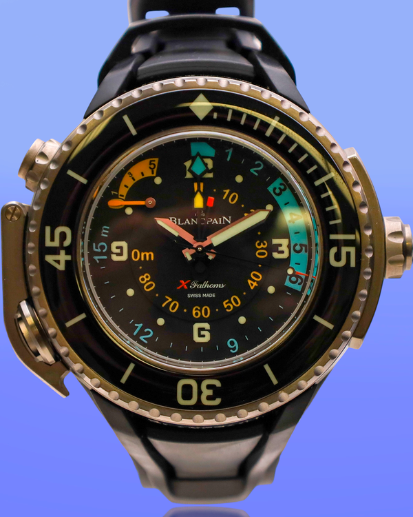 2022 Blancpain Fifty Fathoms X Fathoms Depth Gauge 55.6MM Black Dial R ...