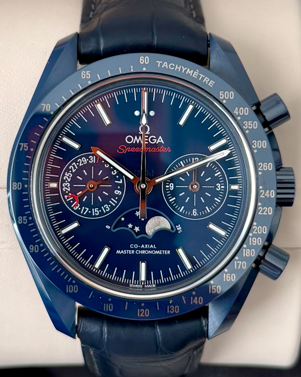 2020 Omega Speedmaster Moonphase "Blue Side of the Moon" 44.25MM Blue ...