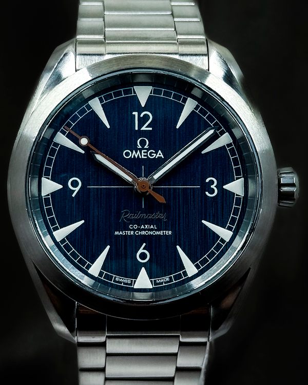 2025 Omega Seamaster Railmaster 40MM Blue Dial Steel Bracelet (220.10 ...