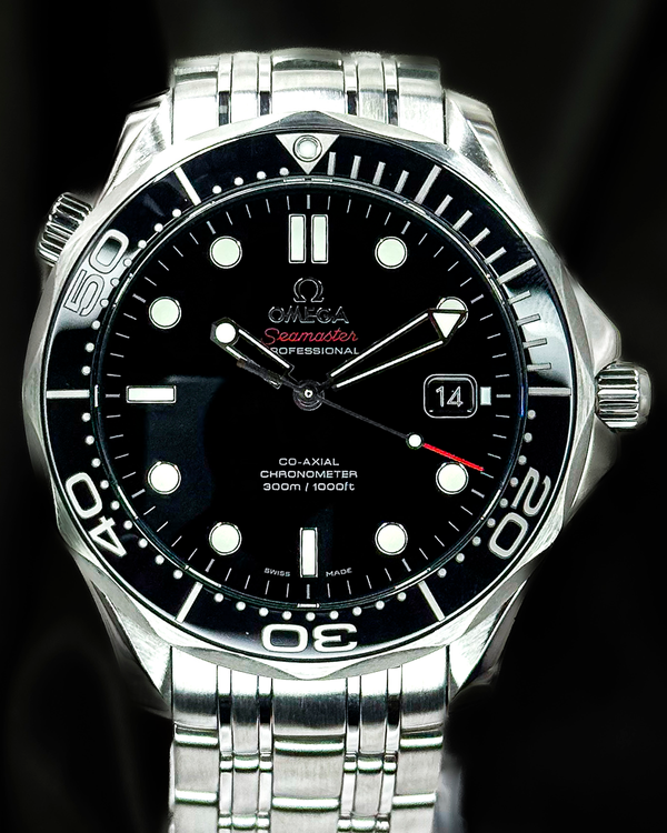 No Reserve - 2019 Omega Seamaster Diver 300M 41MM Black Dial Steel Bra ...