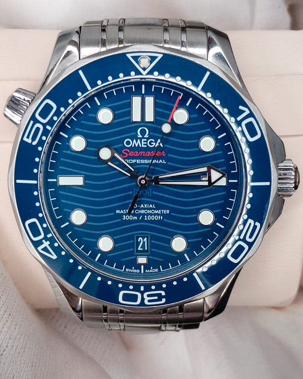 2019 Omega Seamaster Diver 300M 42MM Blue Dial Steel Bracelet (210.30 ...
