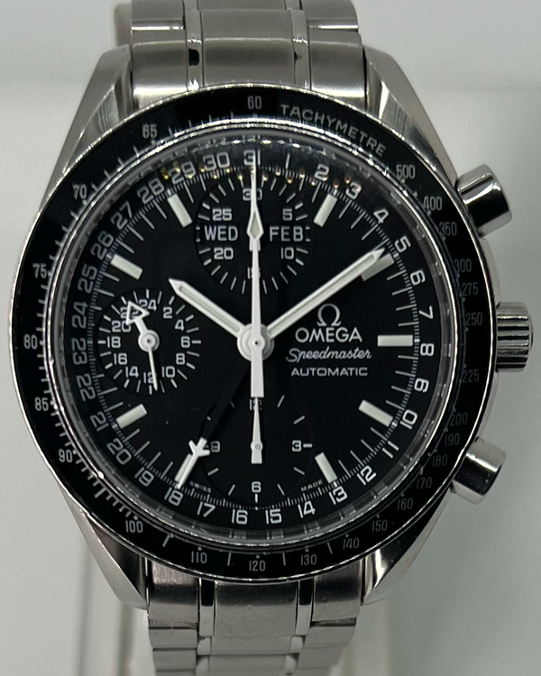2005 Omega Speedmaster Day-Date 39MM Black Dial Steel Bracelet (3520.5 ...