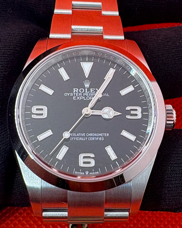 2025 Rolex Explorer 36MM Black Dial Oyster Bracelet (124270) – Grailzee