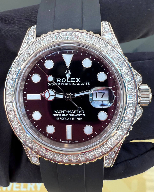2022 Rolex Yacht-Master 42MM Black Dial Oysterflex Strap (226679TBR ...