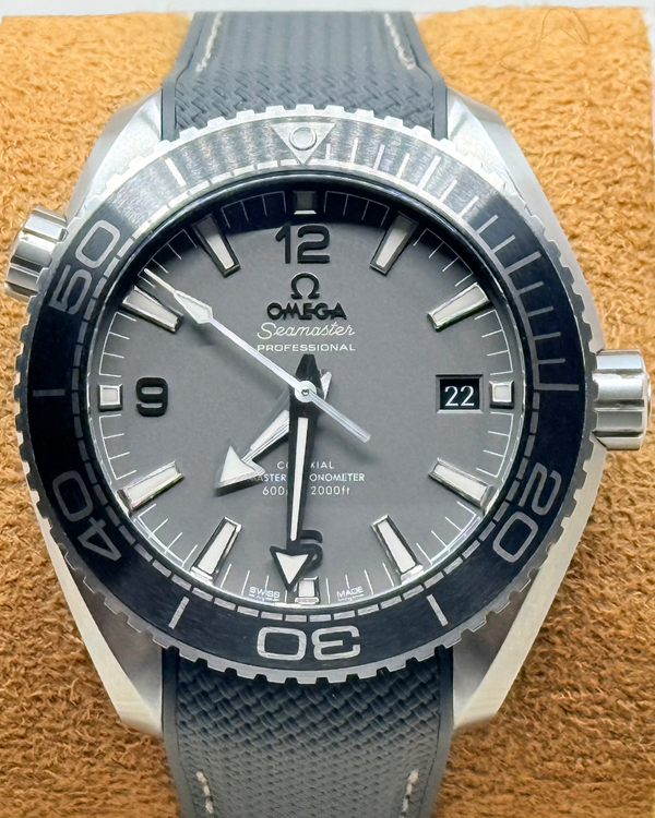 2024 Omega Seamaster Planet Ocean 600M 43.5MM Grey Dial Rubber Strap ...