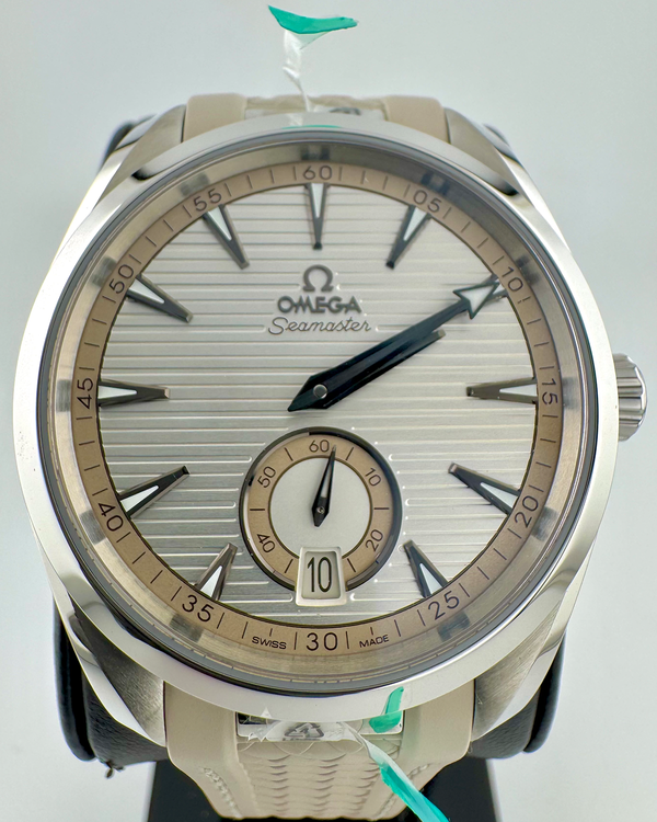 No Reserve - 2025 Omega Seamaster Aqua Terra 150M 41MM Silver Dial Rub ...
