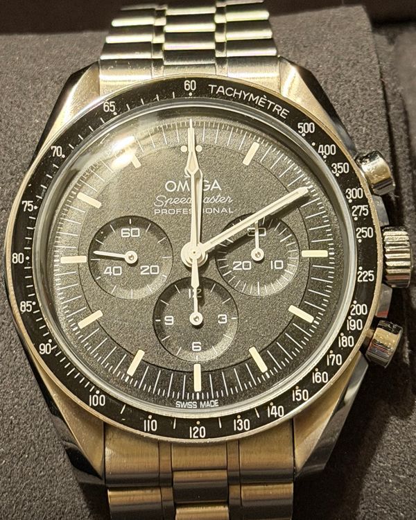 2024 Omega Speedmaster Professional Moonwatch 42MM Black Dial Steel Br ...