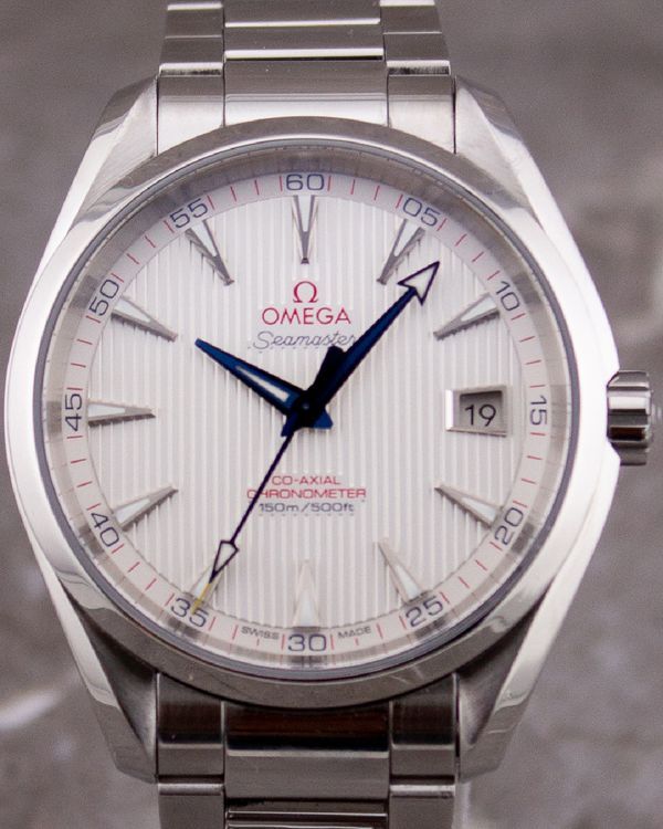 2014 Omega Seamaster Aqua Terra "Captain's Watch" 41.5MM Silver Dial S ...