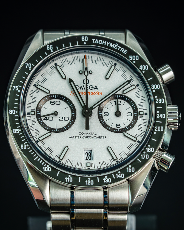 Omega Speedmaster Racing 44.25MM White Dial Steel Bracelet (329.30.44 ...