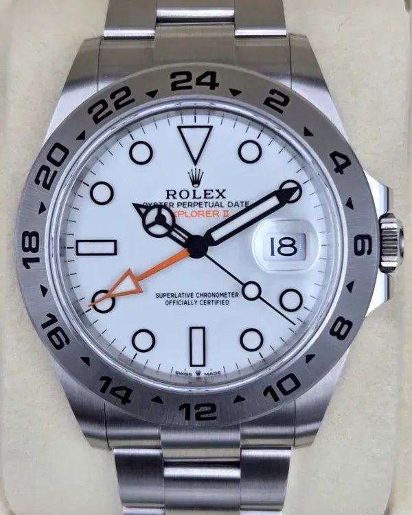 2024 Rolex Explorer II "Polar" 42MM White Dial Oyster Bracelet (226570 ...