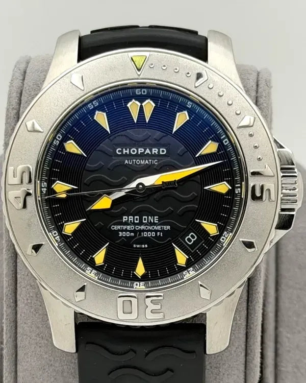 Chopard L.U.C. Pro One 42MM Black Dial Rubber Strap (8912) – Grailzee